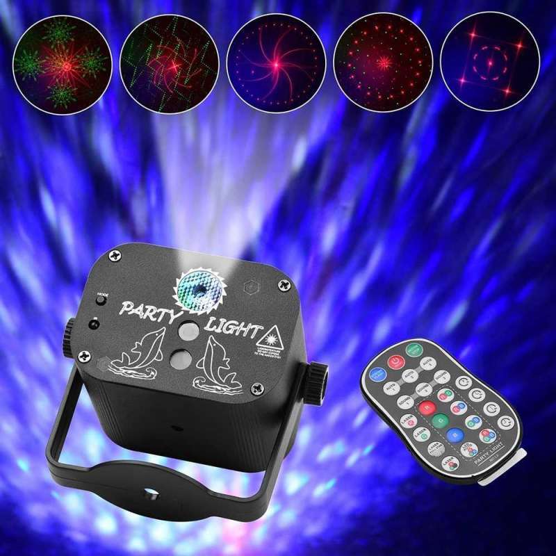 Jual Szwiyxe Lampu Proyektor Disco Led Rgb 60 Patterns 5v 5w With ...