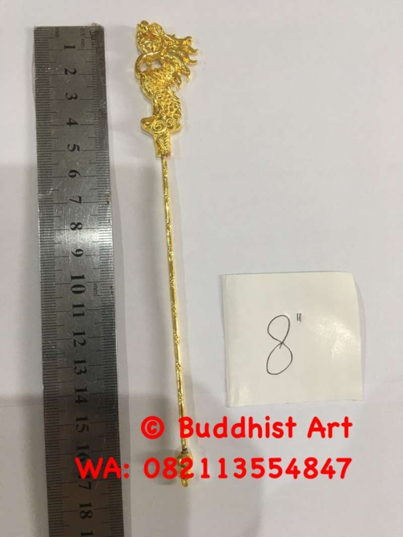 Promo Tongkat Naga Dewa Tua Pek Kong/ Hok Tik Cin Sin 8 Inch Terbaik ...