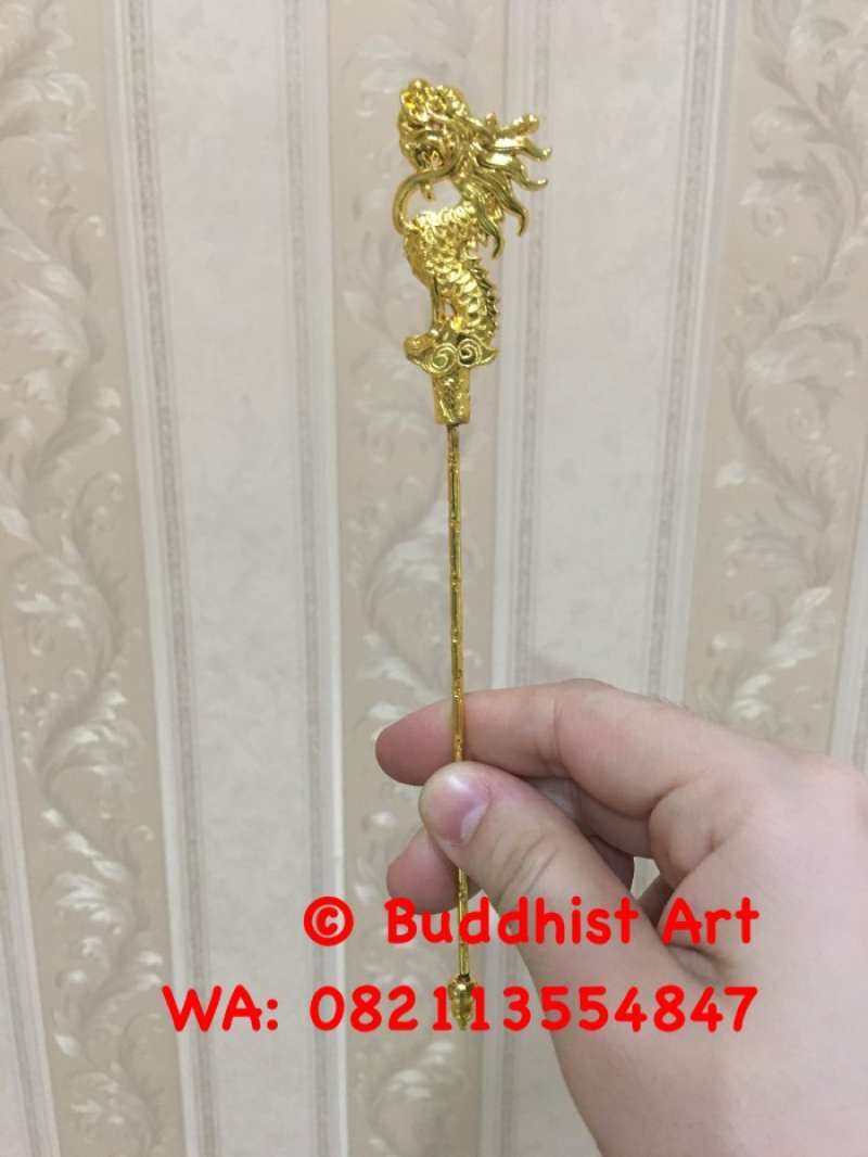 Promo Tongkat Naga Dewa Tua Pek Kong/ Hok Tik Cin Sin 8 Inch Terbaik ...