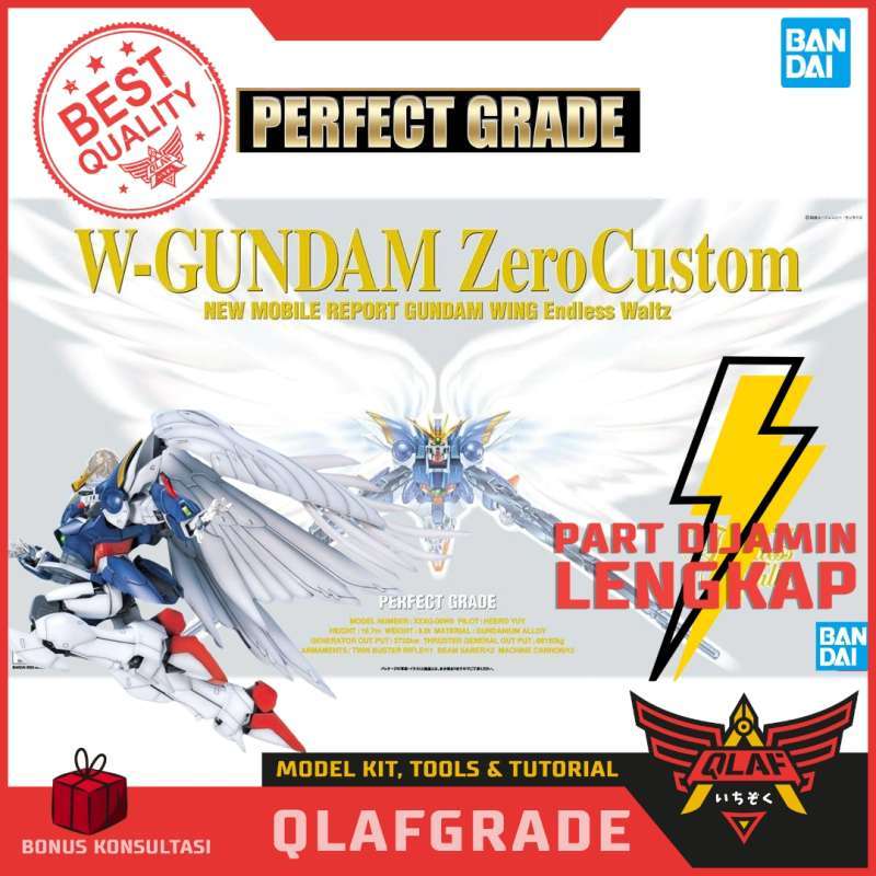 Jual Pg Wing Gundam Zero Custom Bandai 1/60 W-gundam Zero Custom Di ...