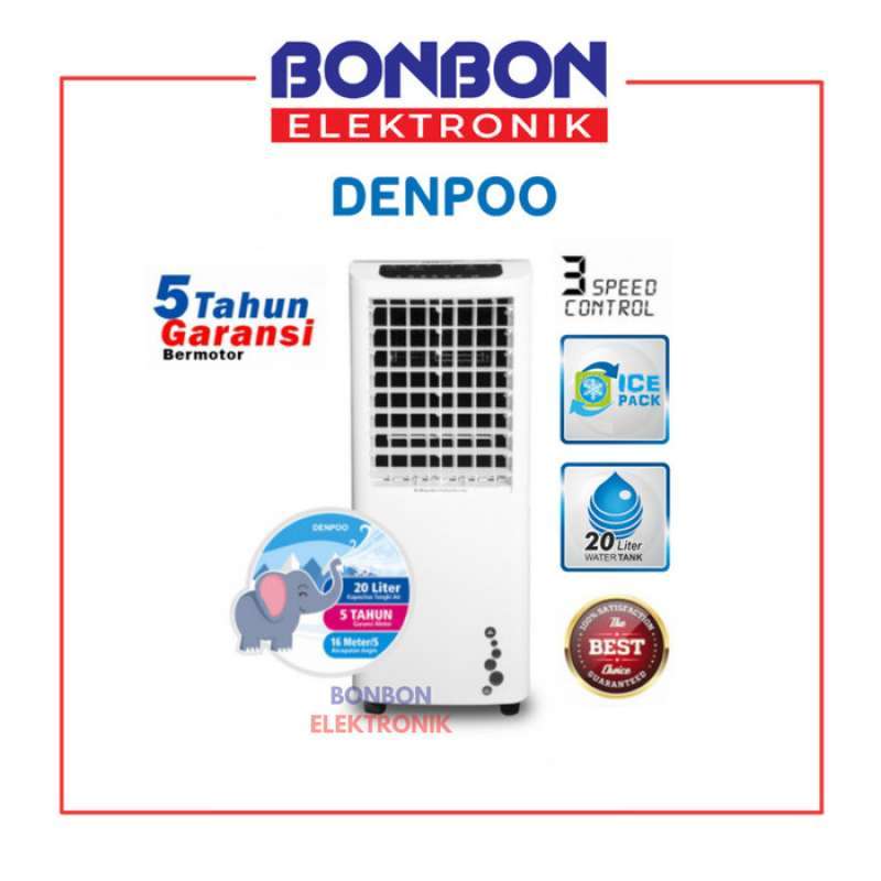 Promo Denpoo Air Cooler Ar 1103 Xf 20l Penyejuk Udara Remote Lcd ...