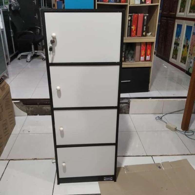 Jual Lemari Panel Susun 4 Berkualitas Bagus Ukuran 43x30x115 Di Seller ...