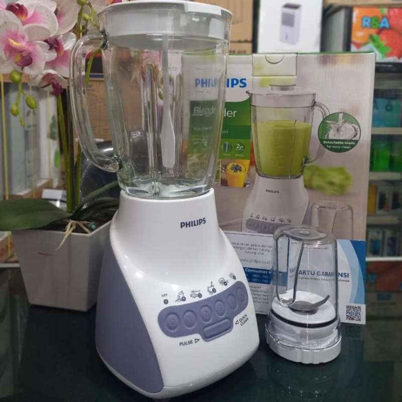 Jual Blender Philips 2 In 1 Hr 2116 New!!! Tabung Kaca Di Seller ...