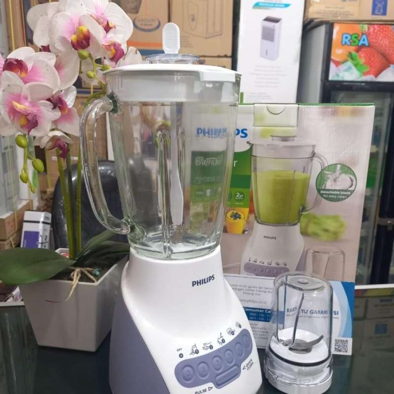 Jual Blender Philips 2 In 1 Hr 2116 New!!! Tabung Kaca Di Seller ...