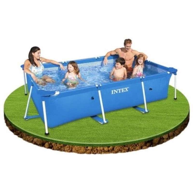 Promo Intex 28270 Rectangular Frame Pool Small / Kolam Renang Keluarga ...