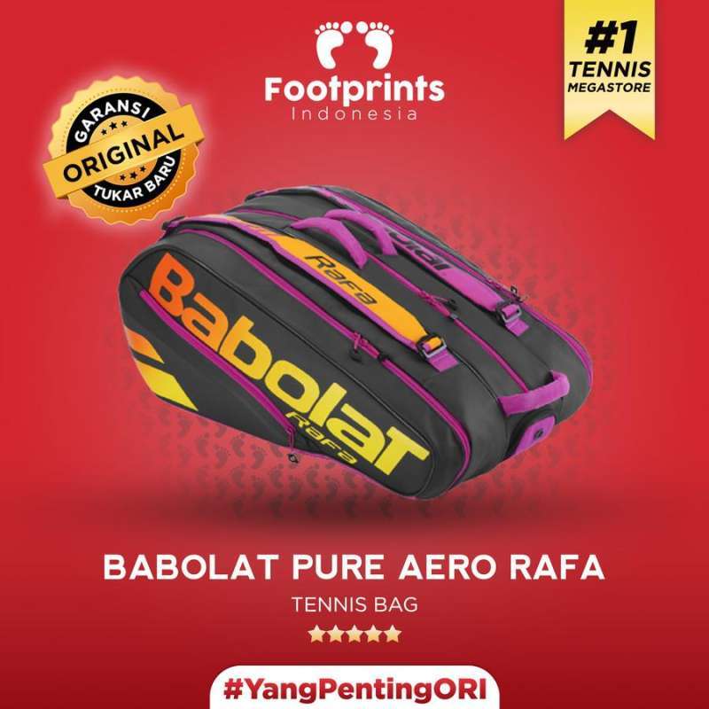Jual Tas Raket Tenis Babolat Pure Aero Rafa X12 Tennis Racket Bag Original Di Seller Footprints ...