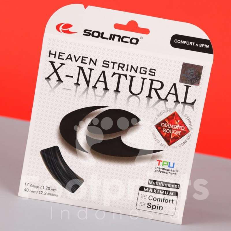 Jual Solinco X Natural Senar Raket Tenis Tennis Strings Original - 17-1 ...