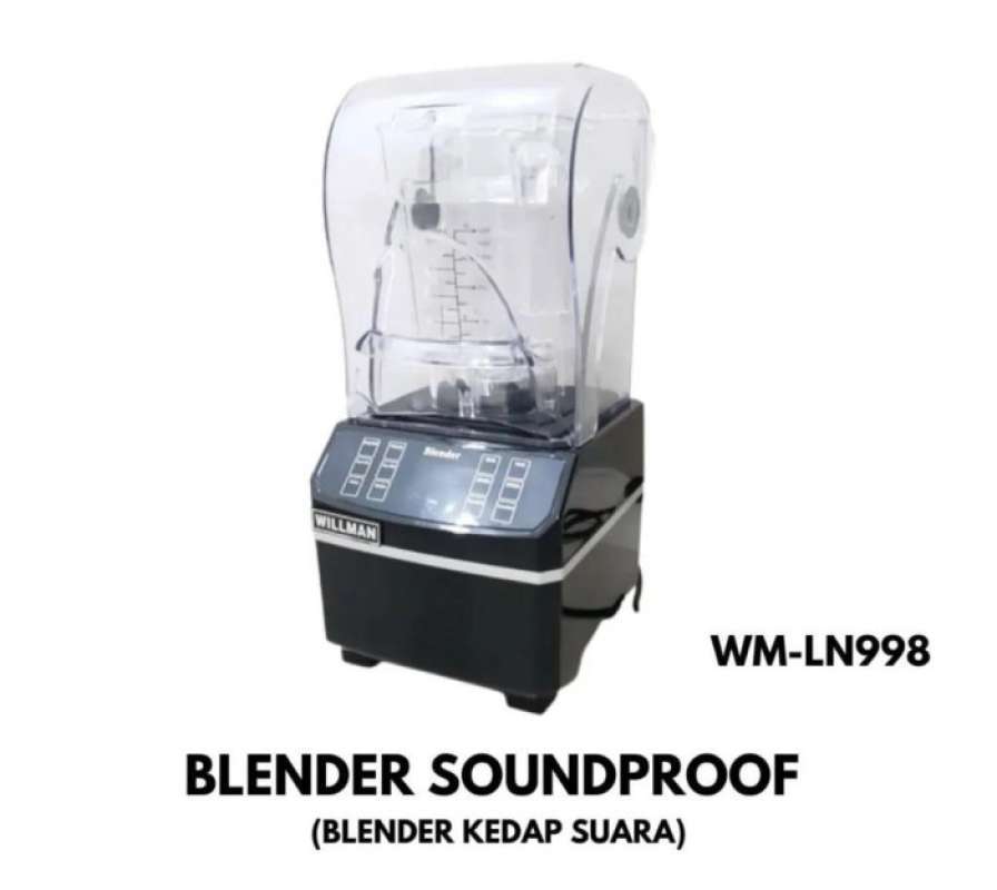 Promo Willman Wm-ln998 Heavy Duty Blender Kedap Suara / Soundproof / Silent Diskon 4% Di Seller ...