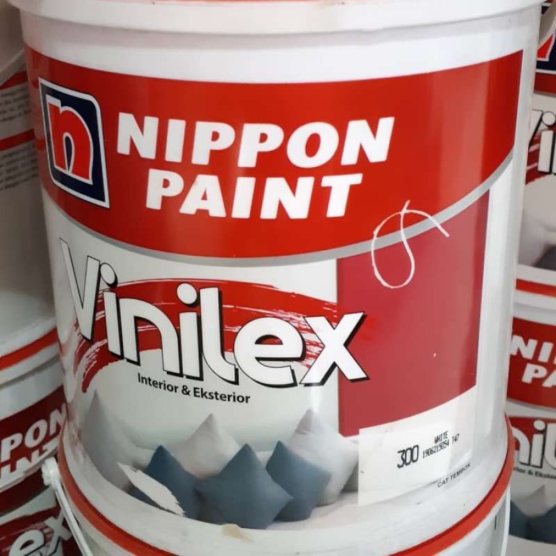 Jual Cat Tembok Vinilex 5 Kg , Cat Nippon Paint 5kg, Cat Tembok Interior Dan Eksterior - 300 ...