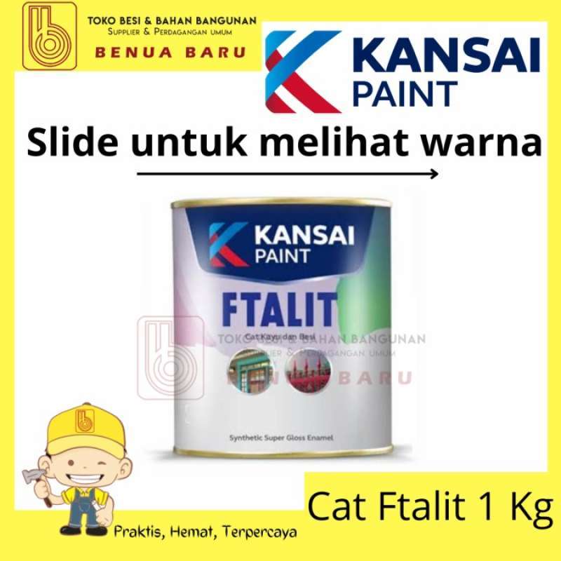 Promo Cat Ftalit 1kg / Cat Kayu Dan Besi Ftalit 1 Kg / Cat Minyak Kayu ...