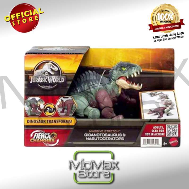 Jual Jurassic World Massive Stretch Fierce Changers Transforming ...