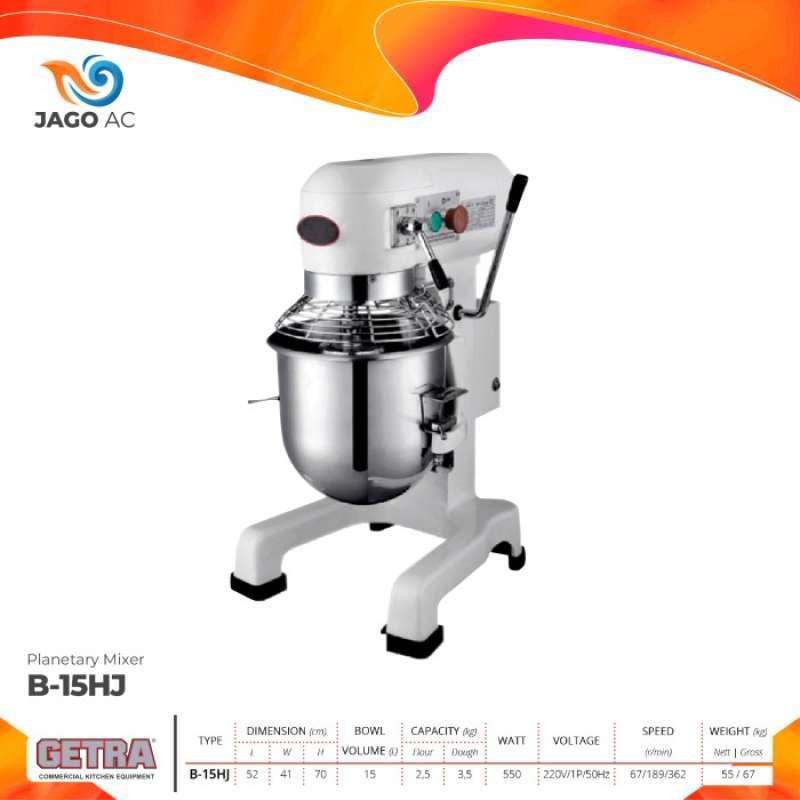 Promo Planetary Mixer Getra B15 / B 15 / Alat Mixer Diskon 1% Di Seller ...