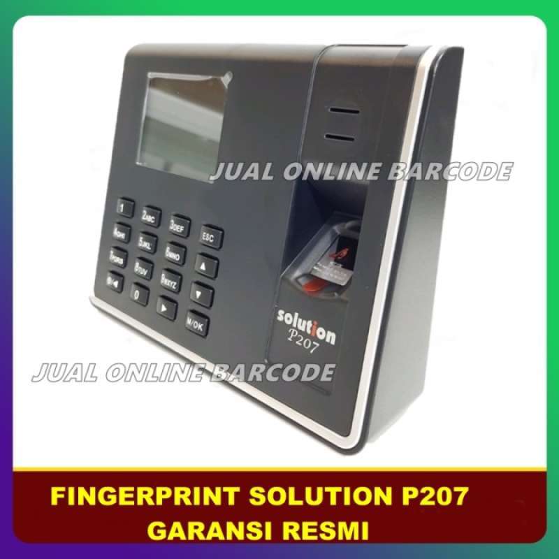 Promo Mesin Absen Fingerprint Solution P208 / Absensi Solution P207 ...