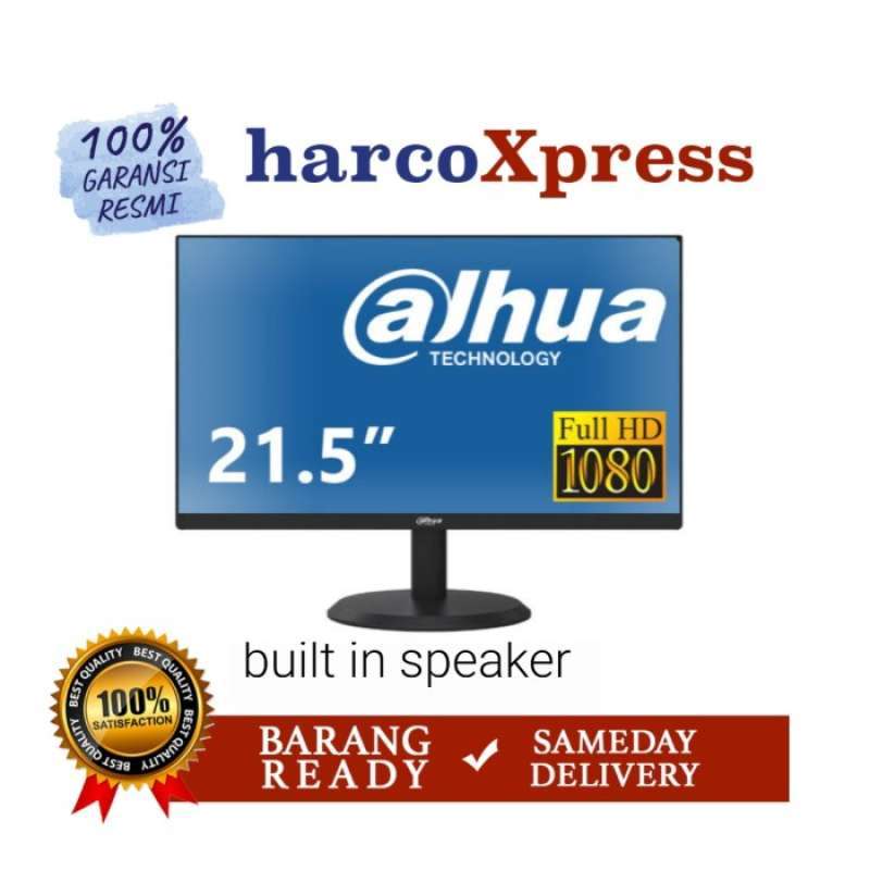 Promo Monitor Led Dahua Dhi-lm22-h200 22inch Fhd +speaker Hdmi | Lm19 ...
