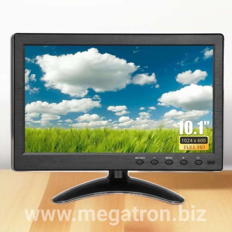 Promo Mini Led Monitor 10 Inch (input: Hdmi / Vga / Rca) - Built-in ...