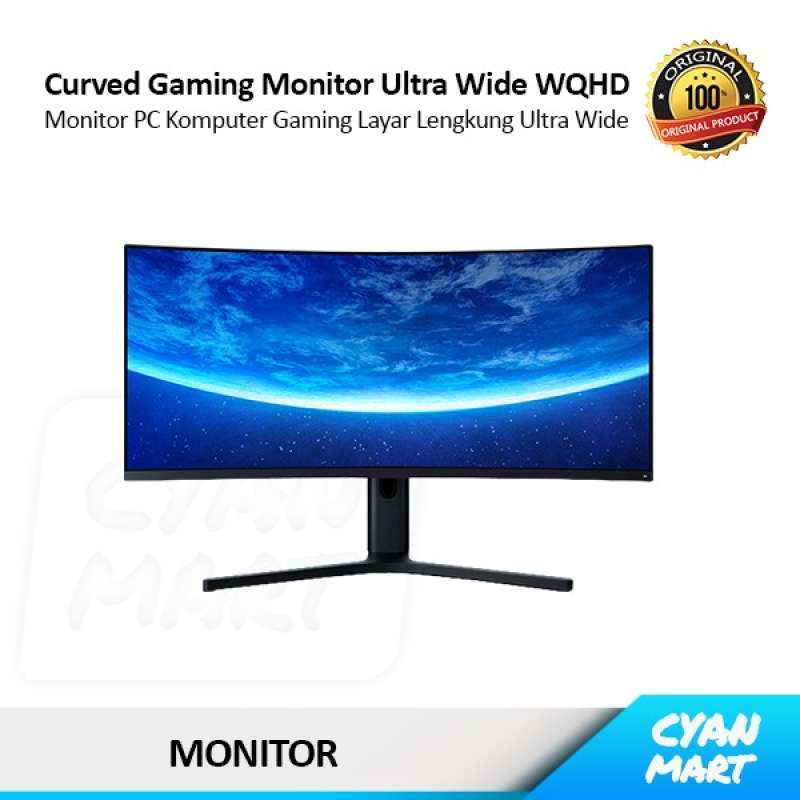 Promo Curved Gaming Monitor Led Pc Komputer Layar Lengkung Wqhd Inch Diskon Di Seller