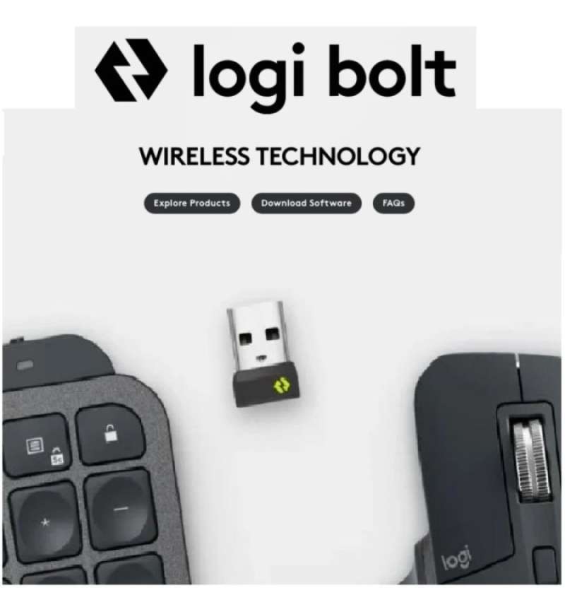 Promo Logitech Logi Bolt Usb Receiver Dongle Usb Receiver Wireless ...