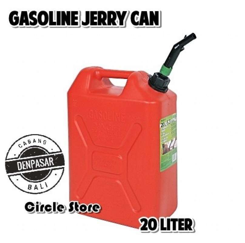 Promo Gasoline Jerry Can / Jerigen Khusus Bbm Bensin Tebal Hdpe 20 ...