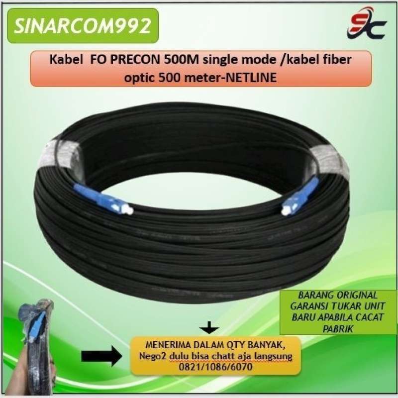 Promo Kabel Fo Precon 500m Single Mode /kabel Fiber Optic 500 Meter ...