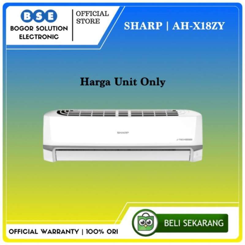 Promo Ac Sharp J-tech Inverter Standar 2pk Ah-x18zy Inverter Sharp Ahx18zy Diskon 33% Di Seller ...