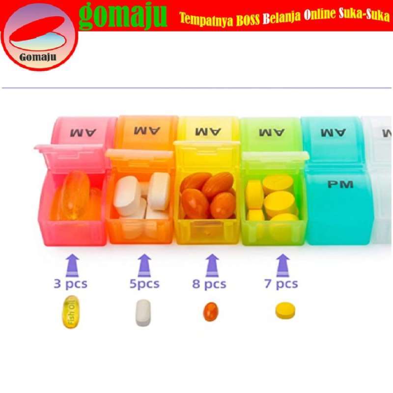 Promo Kotak Obat Bulanan Ampm Tempat Obat Monthly Pill Box Tempat Vit ...