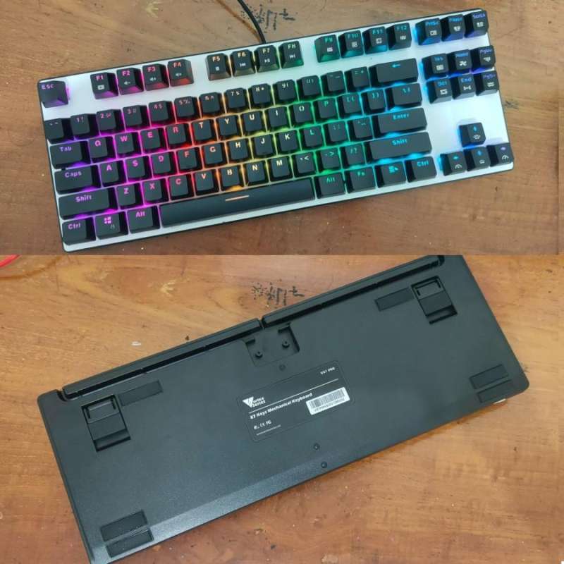 Jual Vortexseries Vx7 Pro Oreo Theme Blue Switch Mechanical Keyboard Di ...