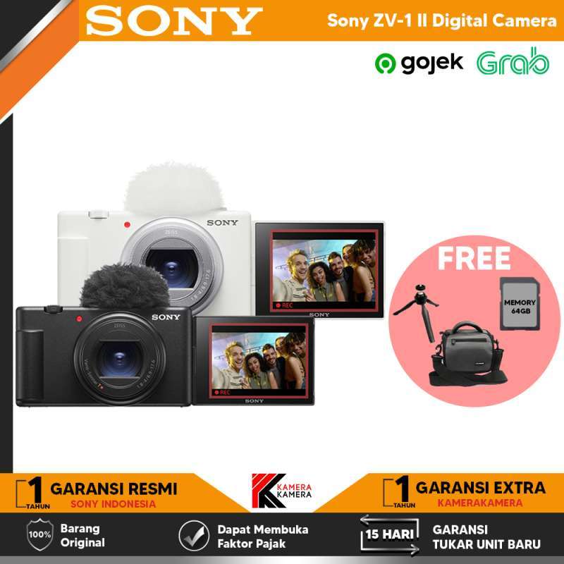 Promo Kamerakamera Sony Zv1 Ii Vlogging Camera Sony Zv-1 Mark Ii Sony Z ...