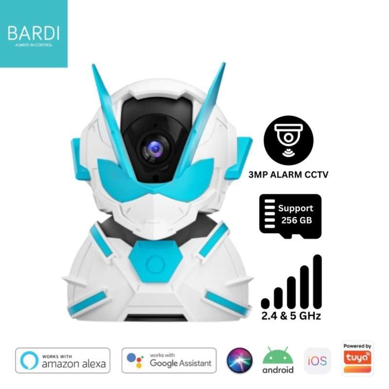 Promo Bardi Smart Ip Camera Indoor Ptz 3mp Bardion Series (dual 2.4 ...