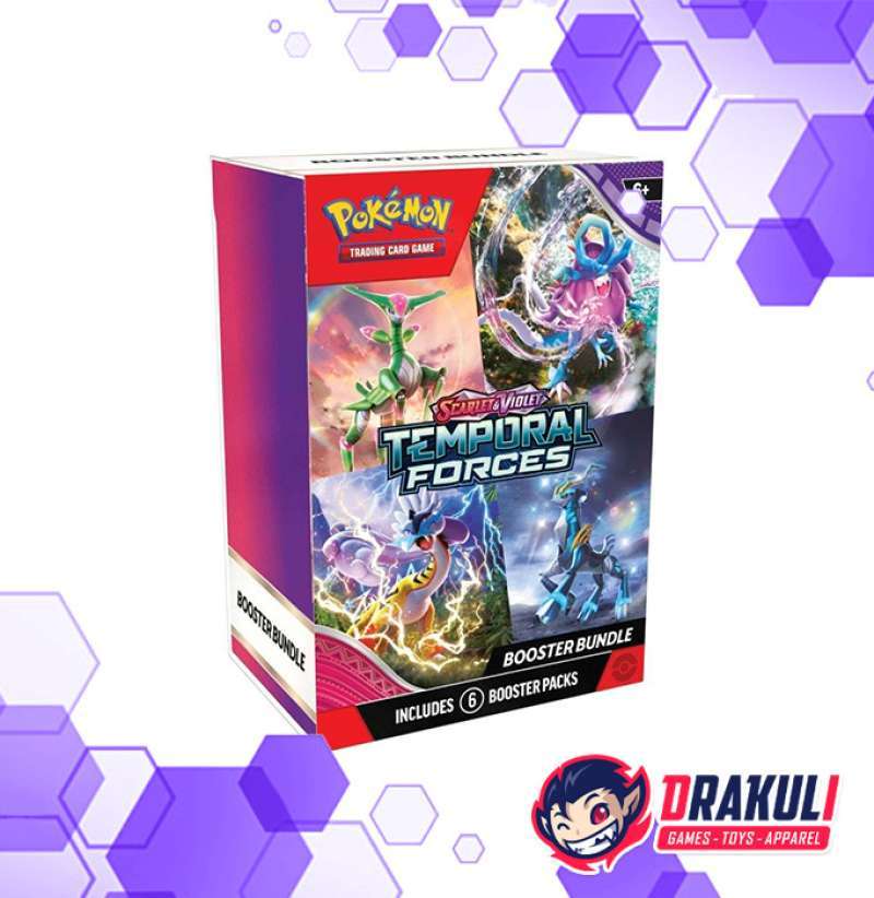 Jual Tcg Pokemon Scarlet & Violet Temporal Forces Sv5 Booster Bundle Di ...