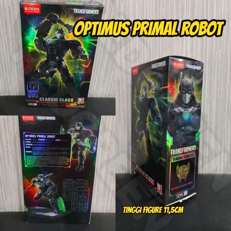 Jual Blokees Transformers Varian Optimus Primal Robot Classic Class ...