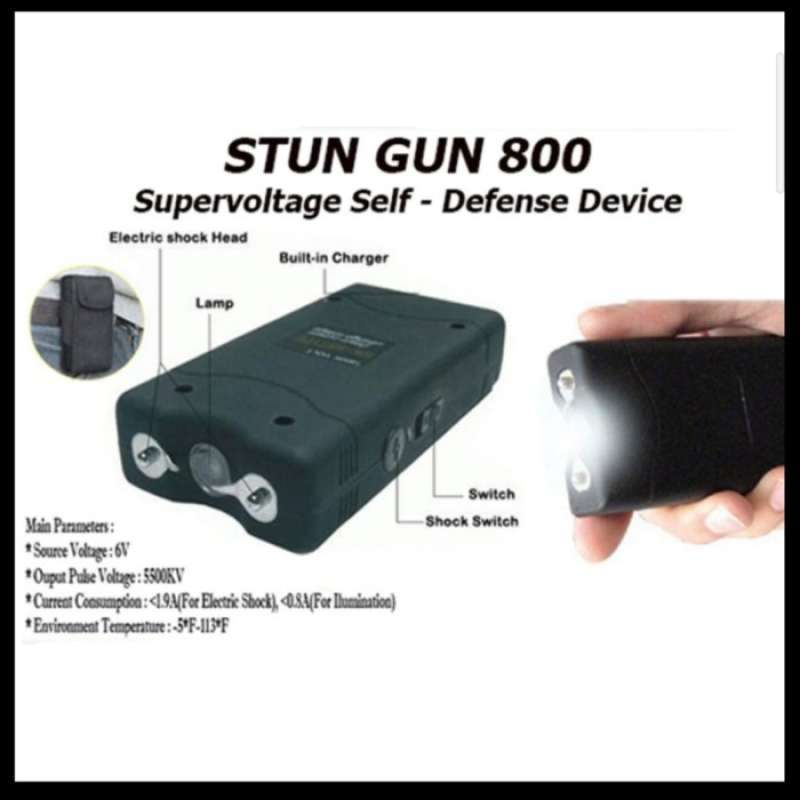 Promo Alat Strum Kejut Listrik/ Stun Tipe 800 Untuk Pertahanan Diri ...