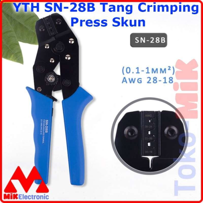 Promo Tang Crimping Press Skun Ratchet Plato Sn-28b Diskon 23% Di Seller Dondon Tools ...