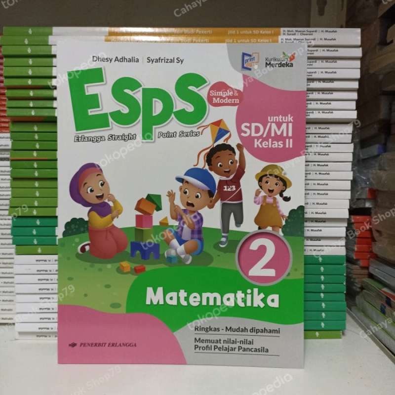 Promo Buku Esps Matematika Kelas 2 Sd Kurikulum Merdeka Erlangga Diskon 23% Di Seller Pinglan ...