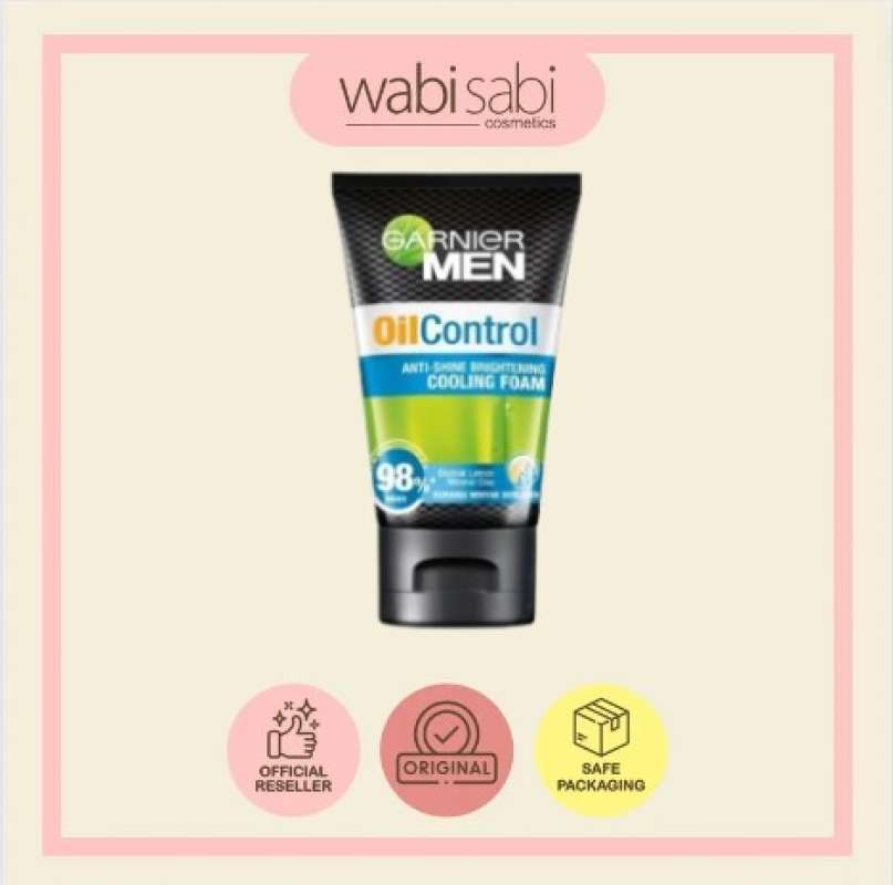 Promo Garnier Men Oil Control Anti-shine Brightening Cooling Foam ...