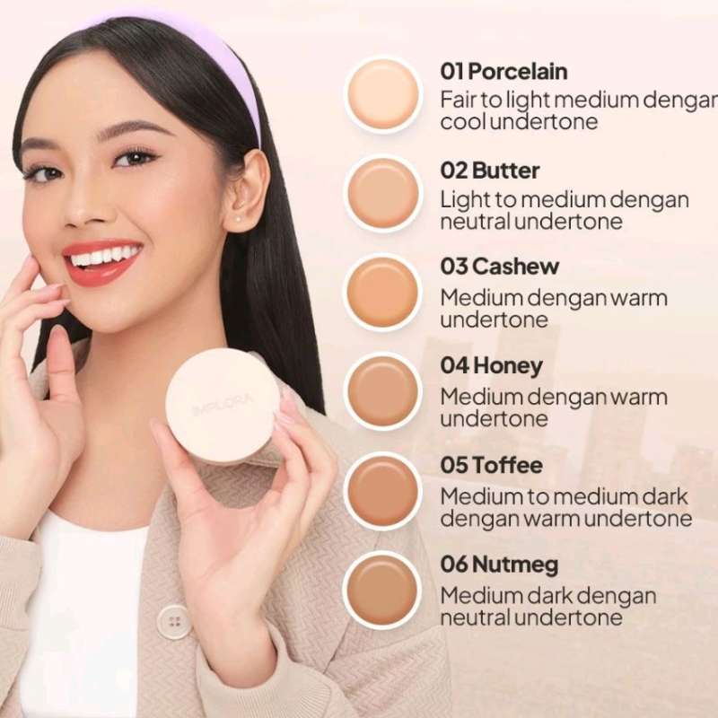 Jual Implora Day To Day Two Way Cake + Implora Even Better Foundation ...