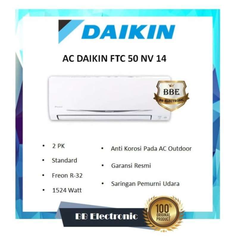 Promo Ac Daikin Ftc 50 Nv 14 Diskon 1% Di Seller Sn Market - Cengkareng ...