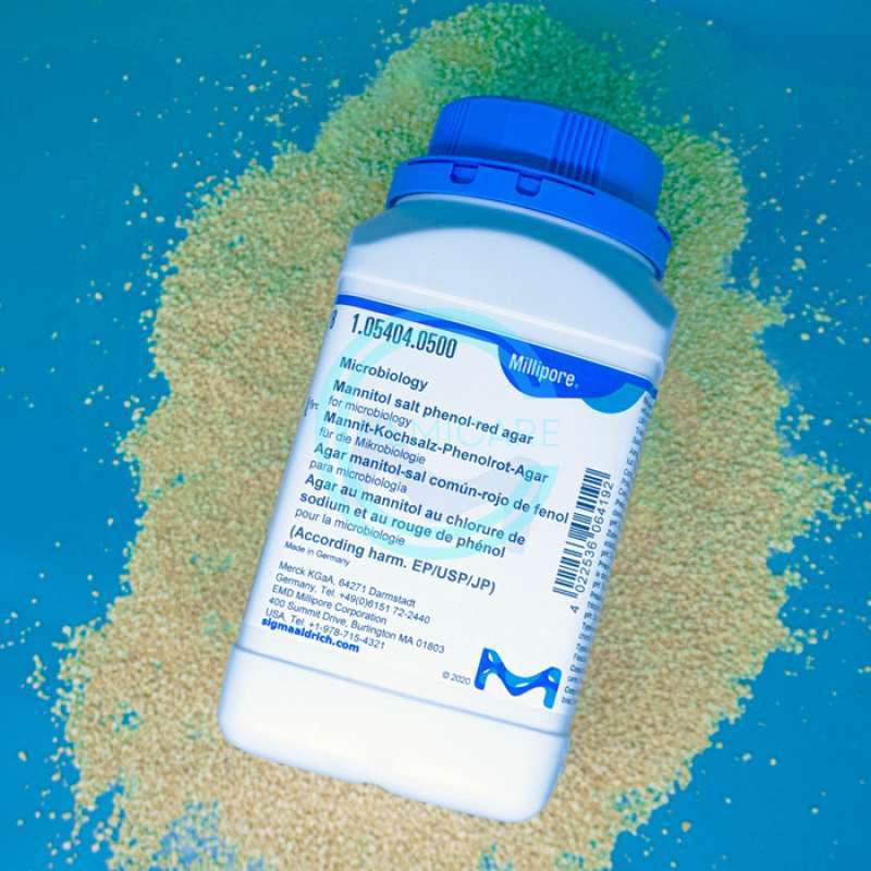 Promo Mannitol Salt Phenol-red Agar / 1.05404.0500 / Merck/microbiology ...