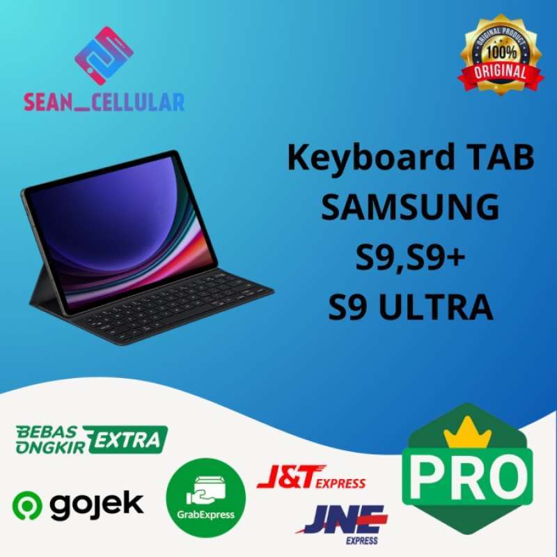 Promo Book Cover Keyboard Galaxy Tab S9/ S9+/s9ultra - Garansi Resmi ...