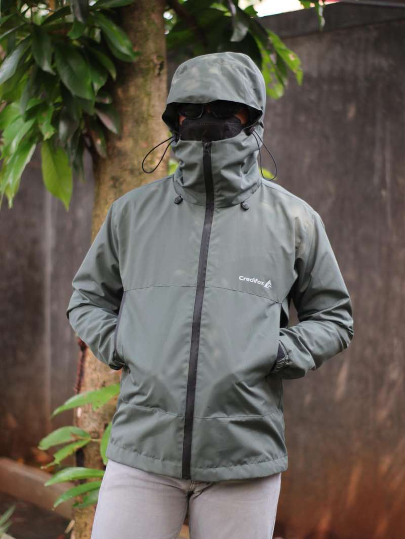 Promo Credifox Jaket Gunung Gorpcore Seri Meretas Jejak Bahan Taslan Jn Premium - Brunet Xl ...