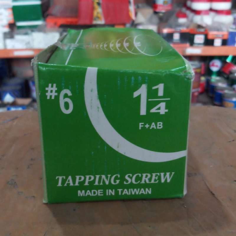 Promo Skrup 6x1 1/4 Per Dus Sekrup Putih 3 Cm Kepala Plus Tapping 3cm ...