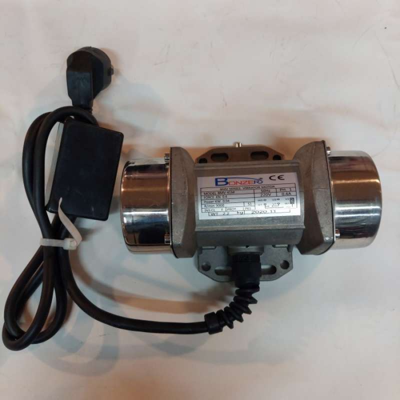 Promo Vibrator Motor Bonzer Bmv41m 0.04 Rpm 3000 Volt 1 Phase 220 Volt ...