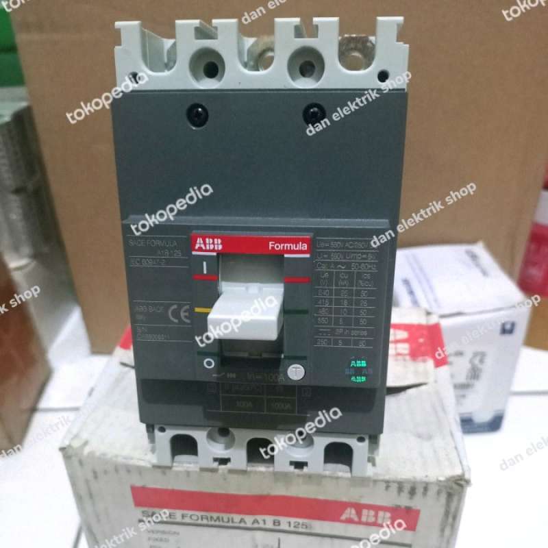 Promo Mccb Abb Sace A1 B 125 100a Diskon 23% Di Seller Darmaroca - Cengkareng Barat, Kota ...