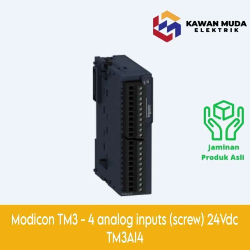 Promo Modicon Tm3 - 4 Analog Inputs (screw) 24vdc Type Tm3ai4 Diskon 23% Di Seller Darmaroca ...