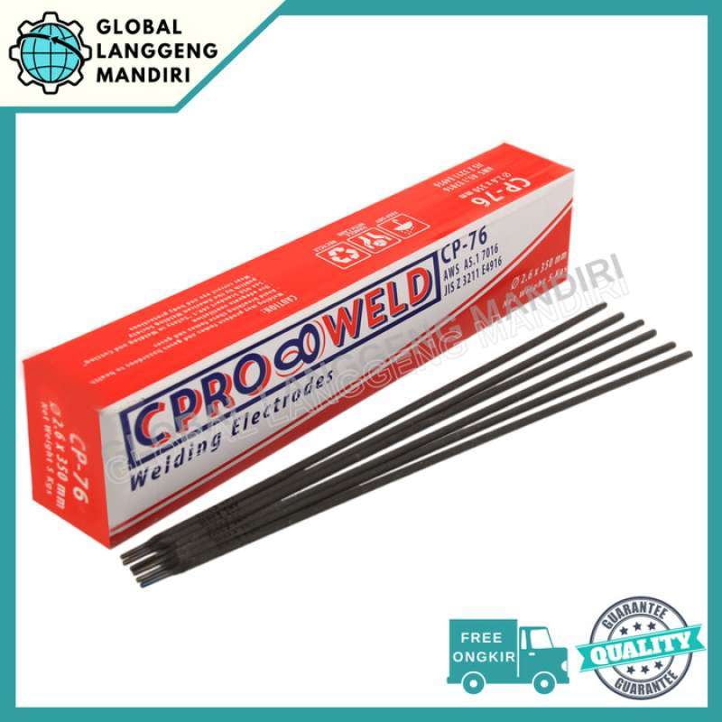 Promo Kawat Las Baja Cp-76 2.6mm (5kg) Cweld / Electrode Besi Cp76 2.6 ...