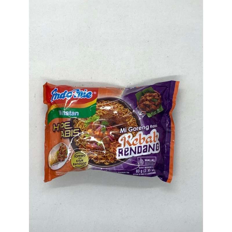 Jual Mie Instan Indomie Goreng Kebab Rendang 83gram Di Seller Supermart ...