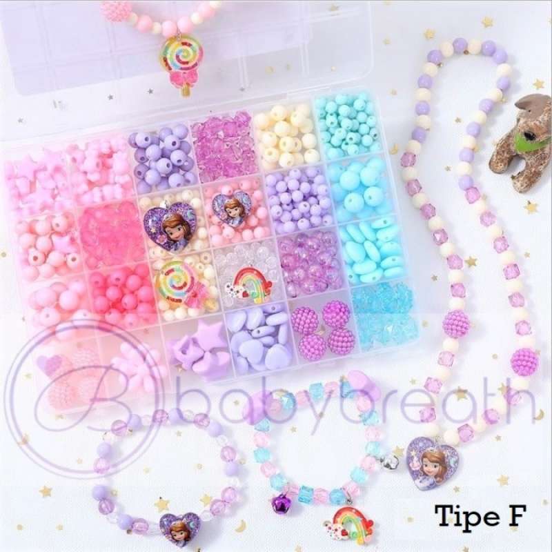 Promo Diy Mainan Manik Edukasi Anak/ Kalung Gelang Anak/ Kreatifitas ...