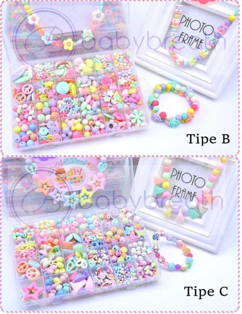 Promo Diy Mainan Manik Edukasi Anak/ Kalung Gelang Anak/ Kreatifitas ...