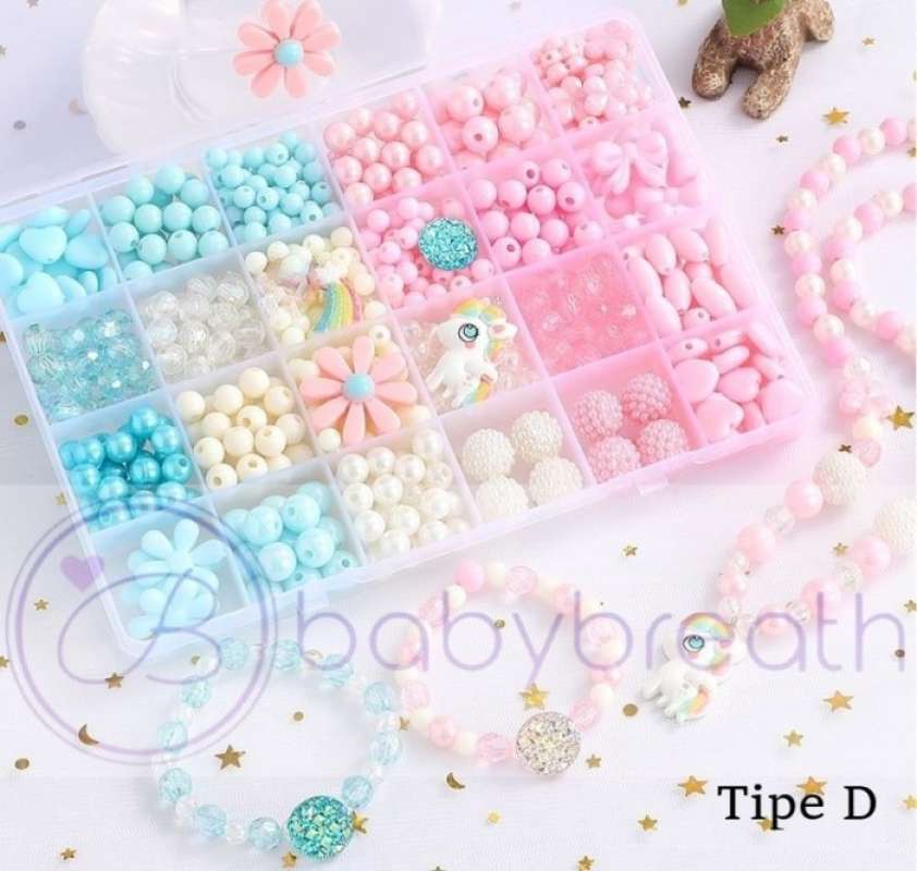 Promo Diy Mainan Manik Edukasi Anak/ Kalung Gelang Anak/ Kreatifitas ...