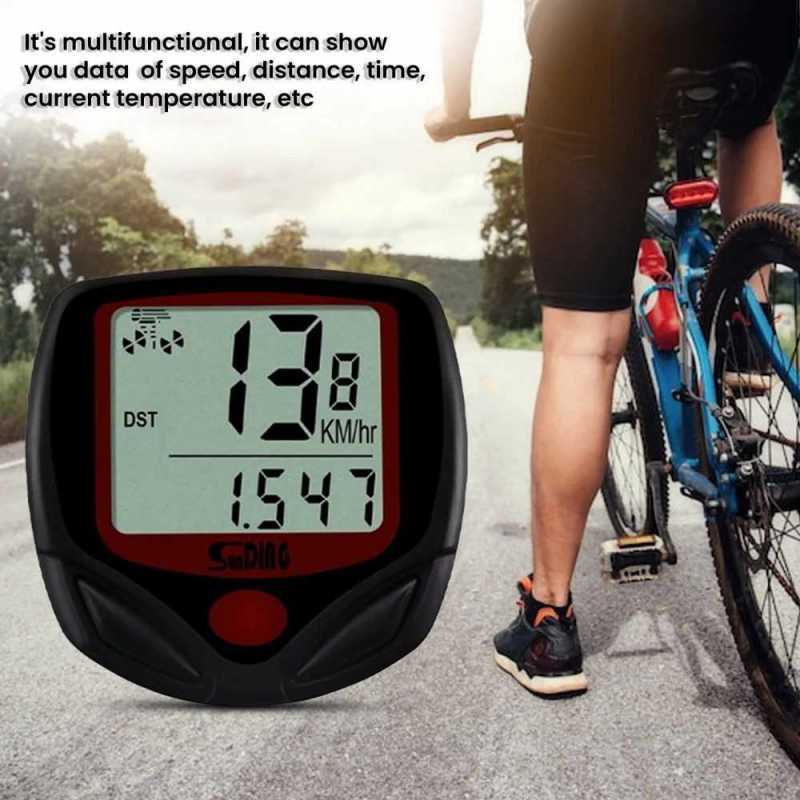 Jual Sunding Speedometer Sepeda 15 Function Lcd Display Bicycle Di ...