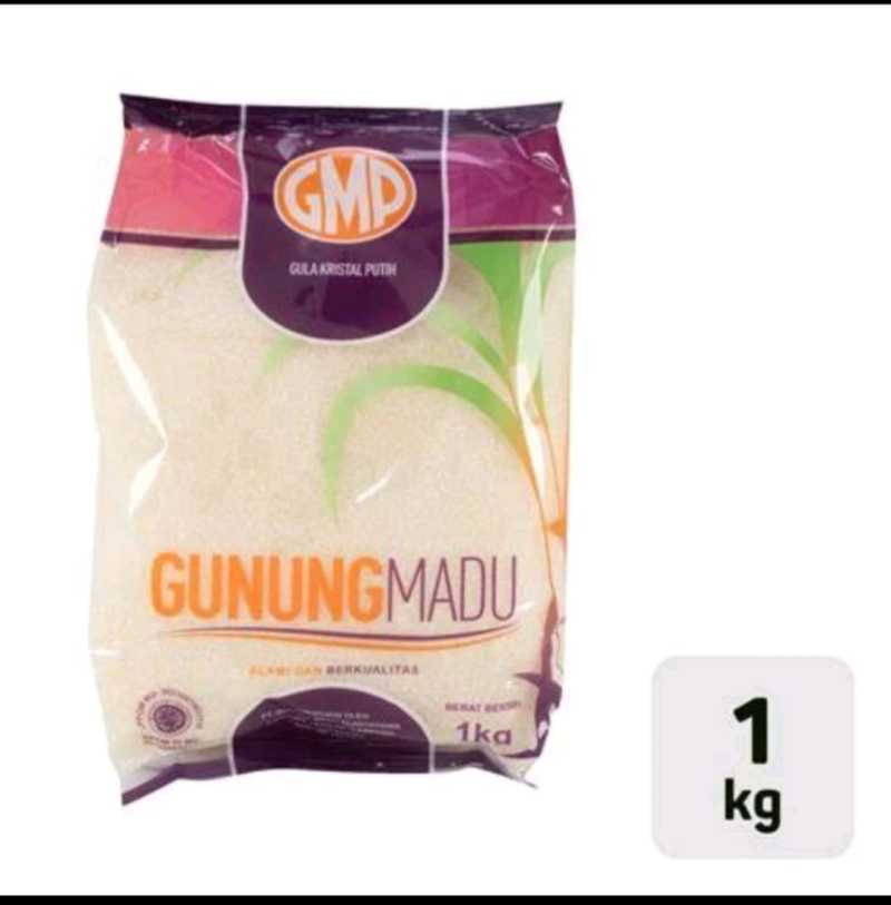 Jual Cod / Gula Pasir Gmp 1 Kg 3 Pcs / Gula Kristal Gunung Madu Gmp 1 ...